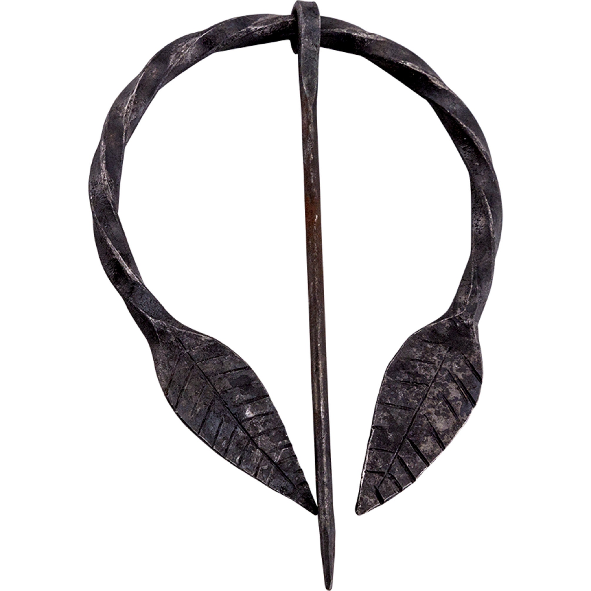 Leaf Penannular Brooch Historical Cloak Pin - Etsy