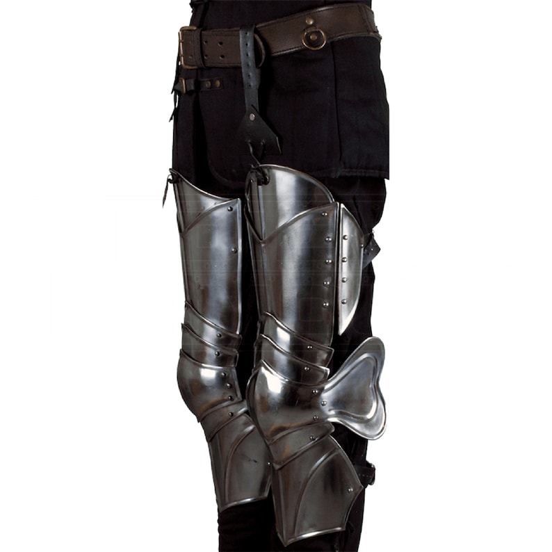 Gothic Leg Guard Medieval Warrior Polyens Combat Armour - Etsy