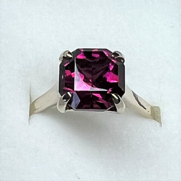 Rhodolite Ring - Etsy