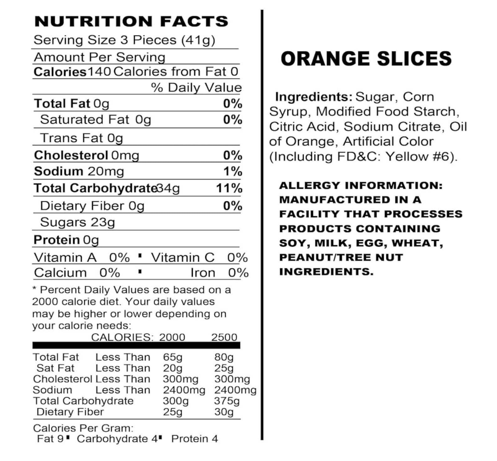 Zachary Sugar Coated Orange Slice Wedges Gummy Candy Delicious Gummies ...