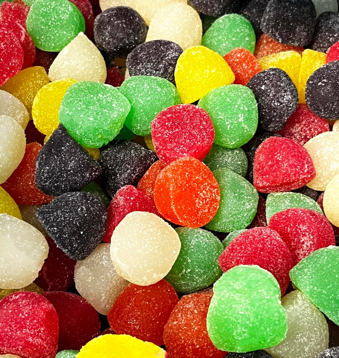 Zachary Huge Sweet Gum Drops Old-fashioned Fruit Jelly Gummy Candy ...