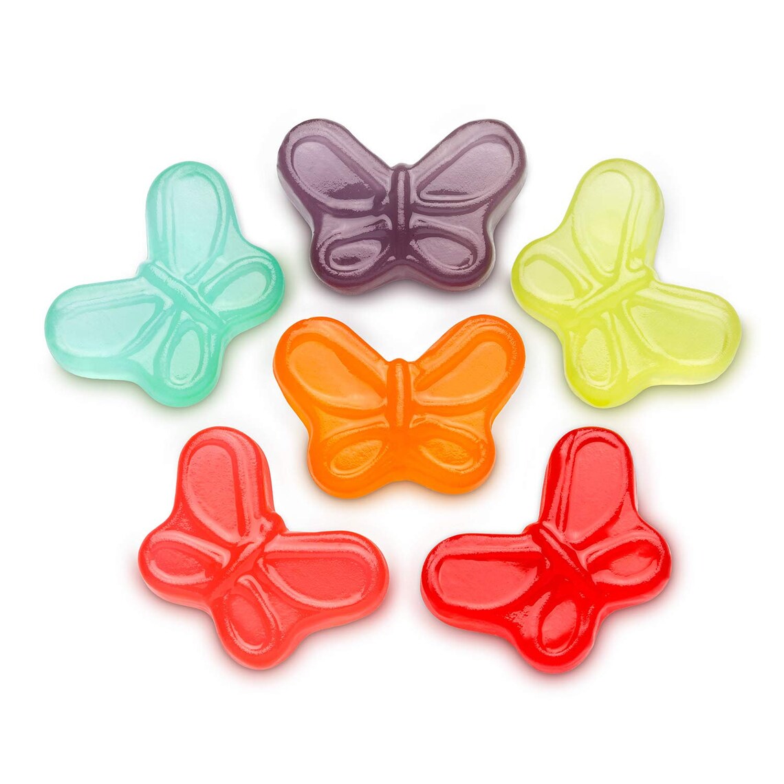 Gourmet Mini Gummi Butterflies Soft & Chewy Gummy Candy Pastel Spring ...
