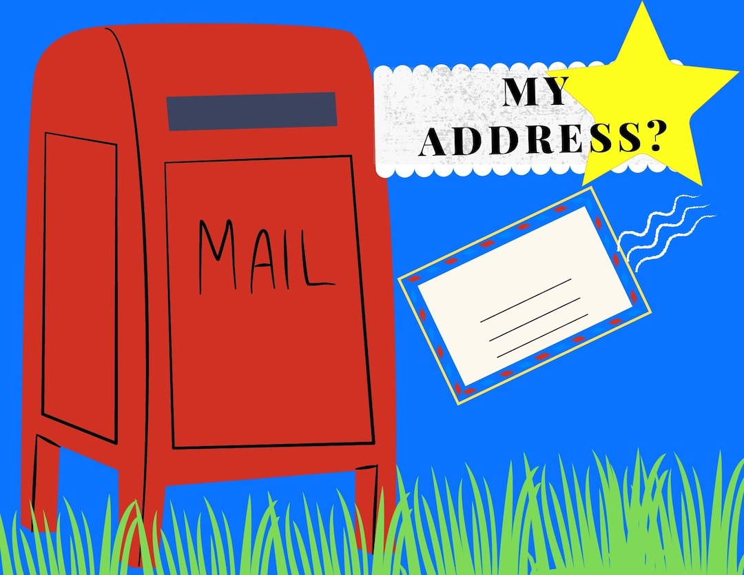 Teach Your Preschooler How to Write Their Address Fun Envelope Template ...