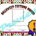 Halloween EDITABLE Insert Photo AWARDS "halloween Costume Award ...