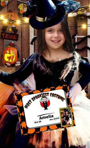 Halloween EDITABLE Insert Photo AWARDS "halloween Costume Award ...