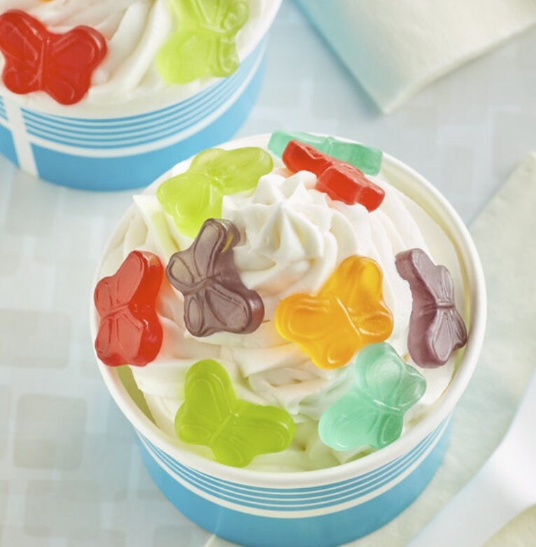 Gourmet Mini Gummi Butterflies Soft & Chewy Gummy Candy Pastel Colors ...