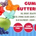 Gourmet Mini Gummi Butterflies Soft & Chewy Gummy Candy Pastel Spring ...