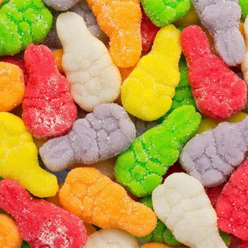 Albanese Gourmet Sweet Bunny Gummi Candy Pastel Spring Colors Orange ...