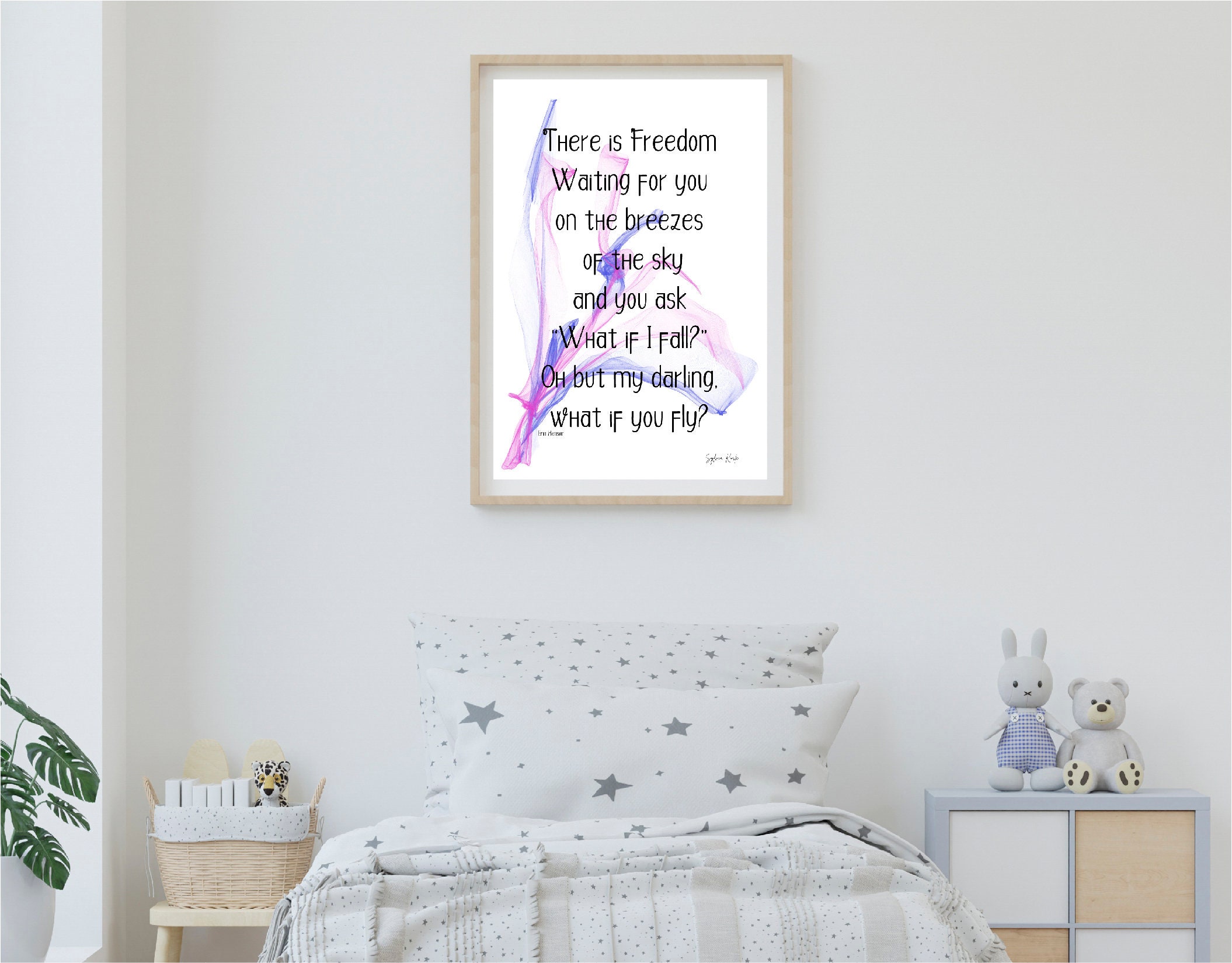 What If You Fly Erin Hanson Quote, Digital Art, Downloadable, Wall Art ...