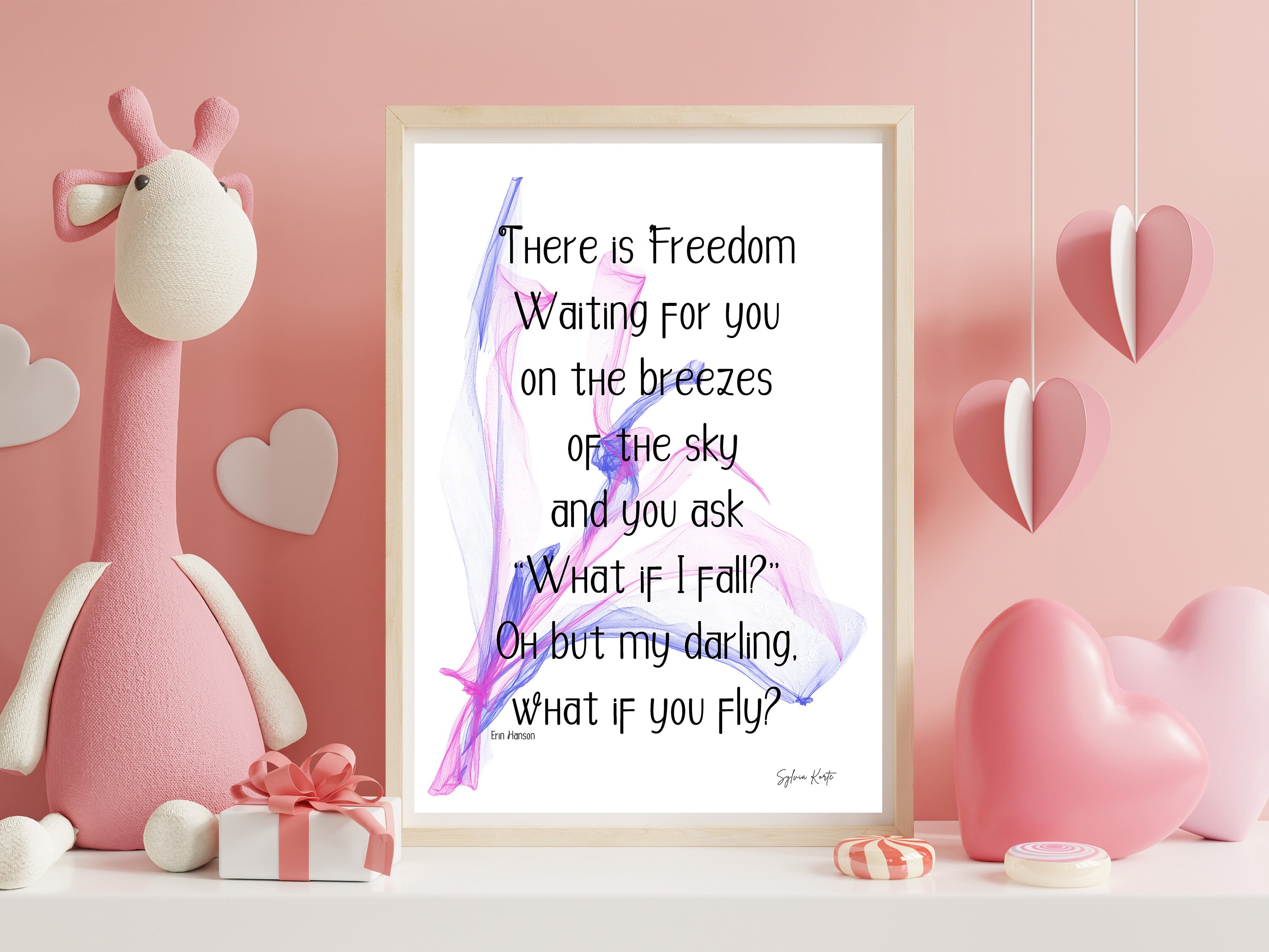 What If You Fly Erin Hanson Quote, Digital Art, Downloadable, Wall Art ...