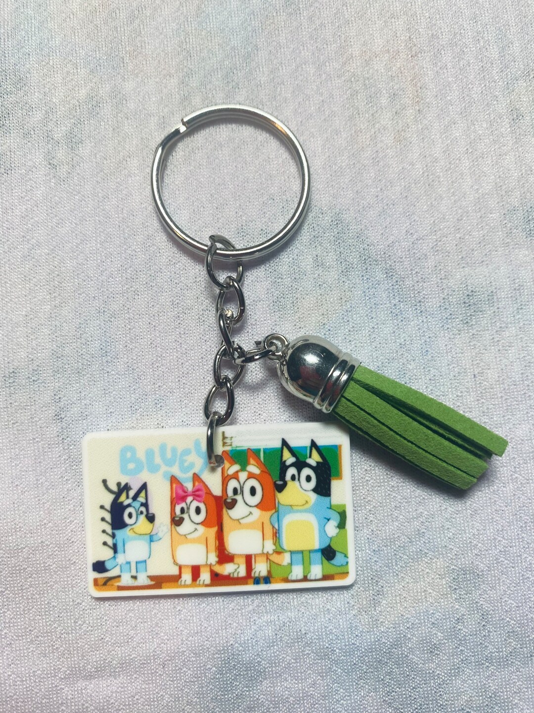 Bluey and Bingo Keychain - Etsy