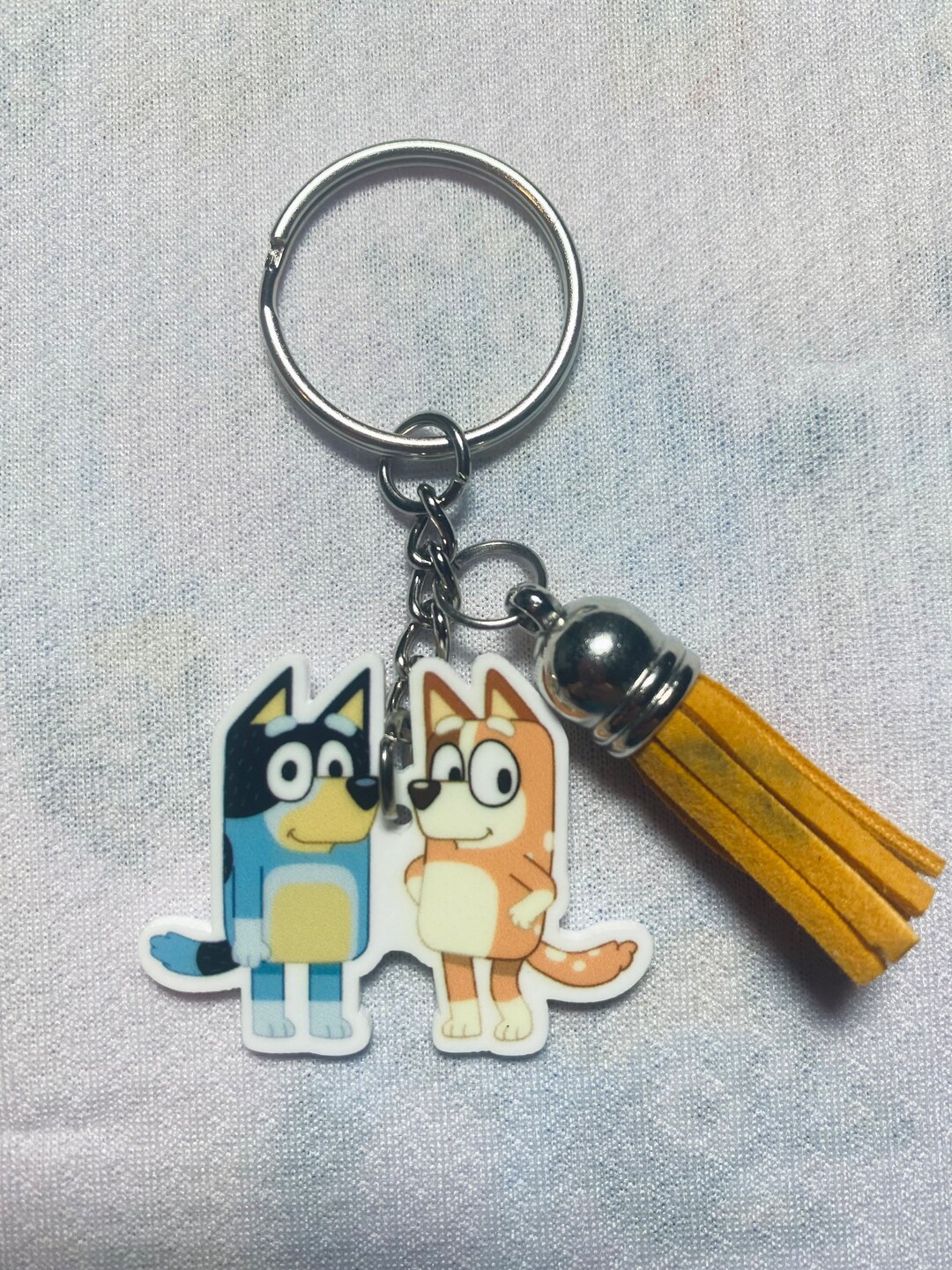 Chili and Bandit /bluey Keychain - Etsy