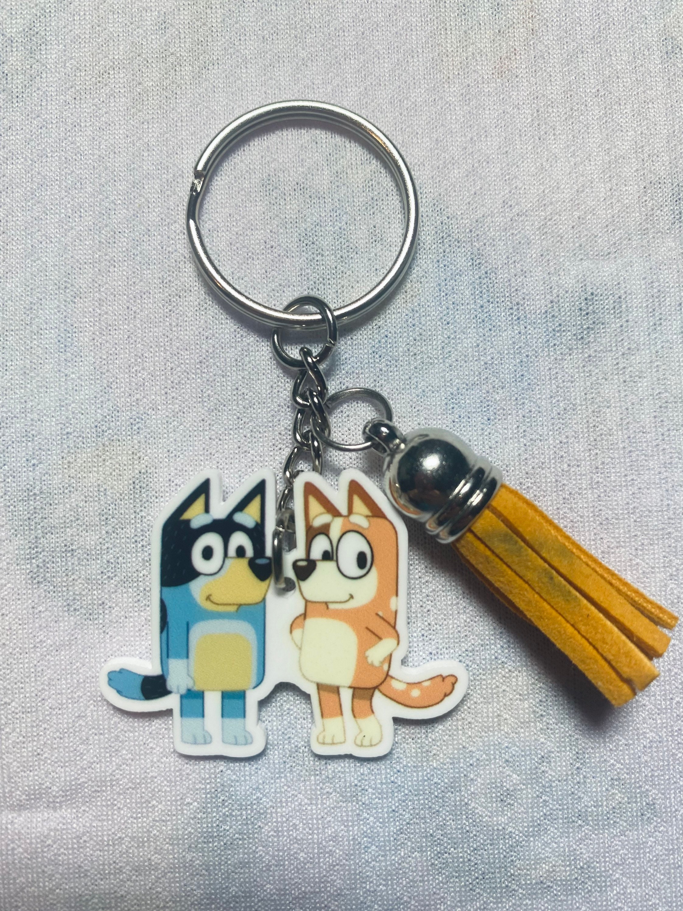 Chili and Bandit /bluey Keychain - Etsy