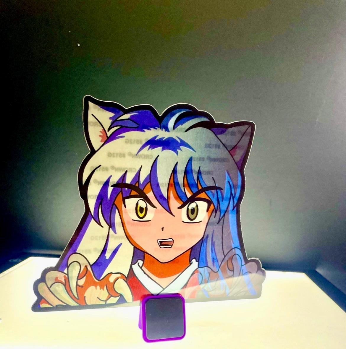 Inuyasha - Manga Series - Shinobu Motion Sticker - Etsy