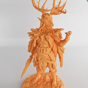 Male Elf Druid - Fara-isil - Twin Goddess Miniatures - Pathfinder - D&D ...