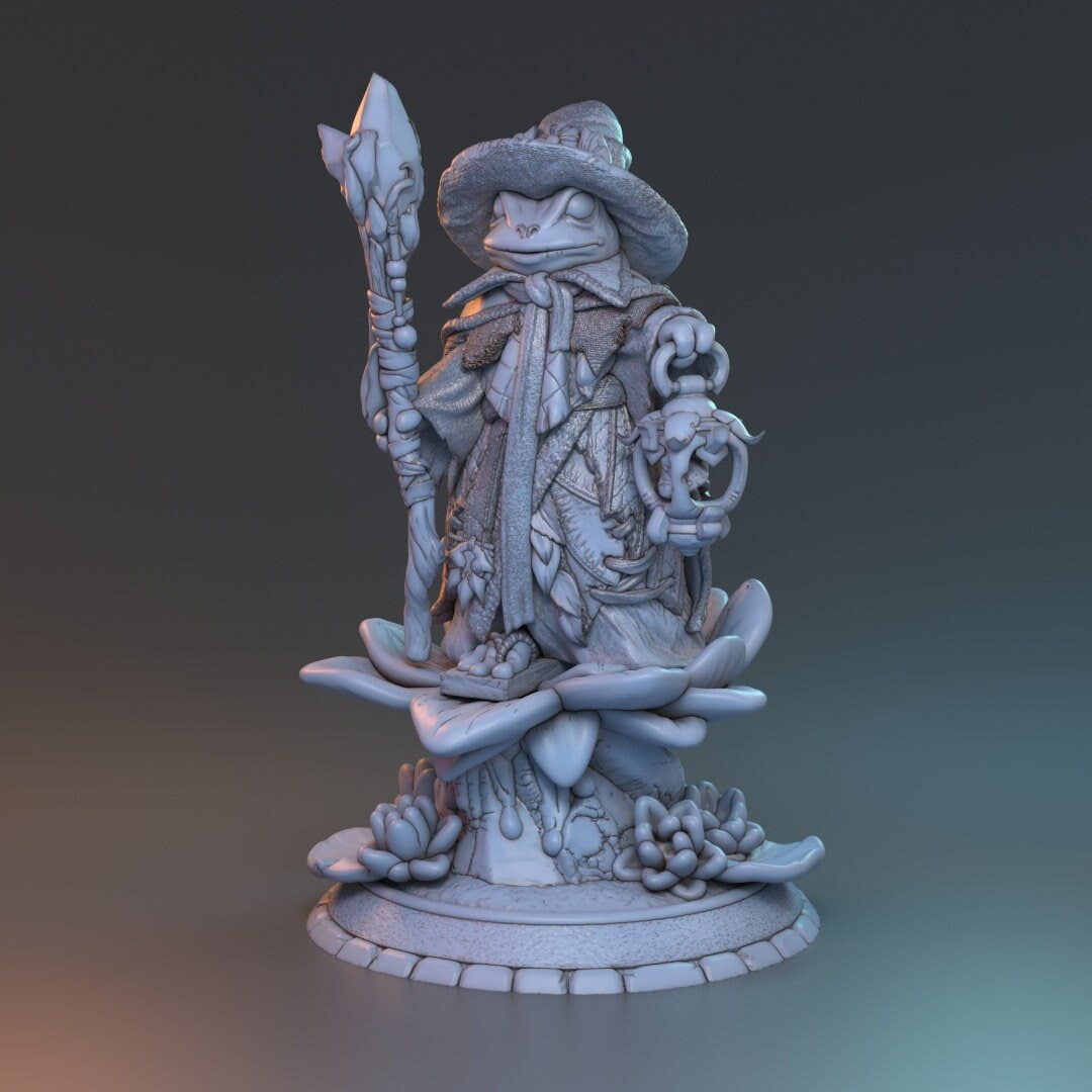 Frogfolk Mage for TTRPG by Hardwitch Games - Zee - Pathfinder - D&D ...