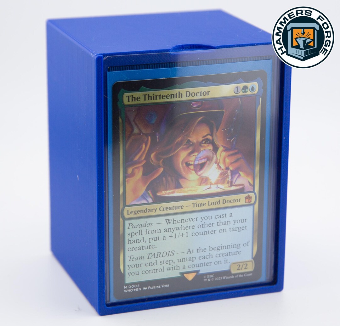 MTG Commander Top Loader Deck Box - Etsy