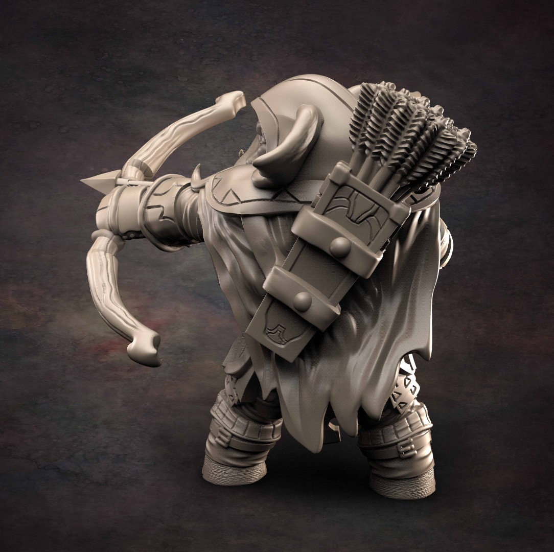 Loxodon Ranger - D&D - Elephant - Ranger - TTRPG - 32mm Miniature ...