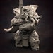 Loxodon Paladin D&D Elephant Warrior TTRPG 32mm Miniature Pathfinder ...