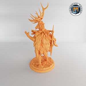 Male Elf Druid - Fara-isil - Twin Goddess Miniatures - Pathfinder - D&D ...