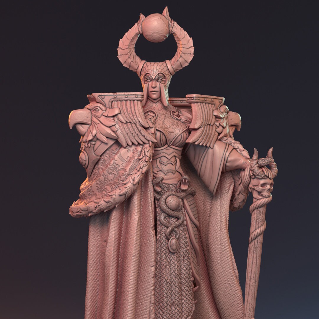 Human Female Necromancer for TTRPG by Hardwitch Games - Gunnar ...