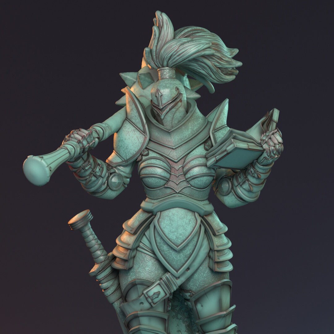 Human Female Fighter for TTRPG by Hardwitch Games - Claudia ...