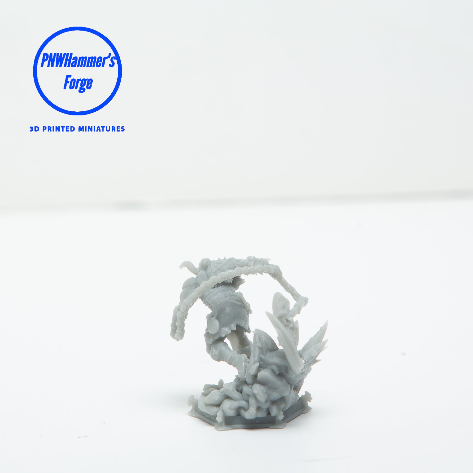 Human Male Barbarian Miniature for D&D TTRPG 32mm - Etsy