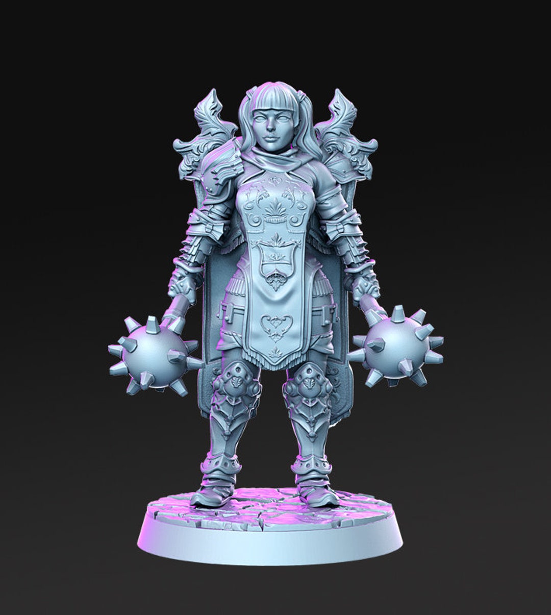 Human Female Cleric for D&D and Other TTRPG 32mm Miniature Pathfinder ...