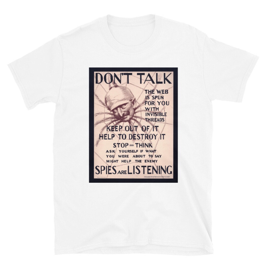 WWI "don't Talk - Spies Are Listening" World War One United States ...