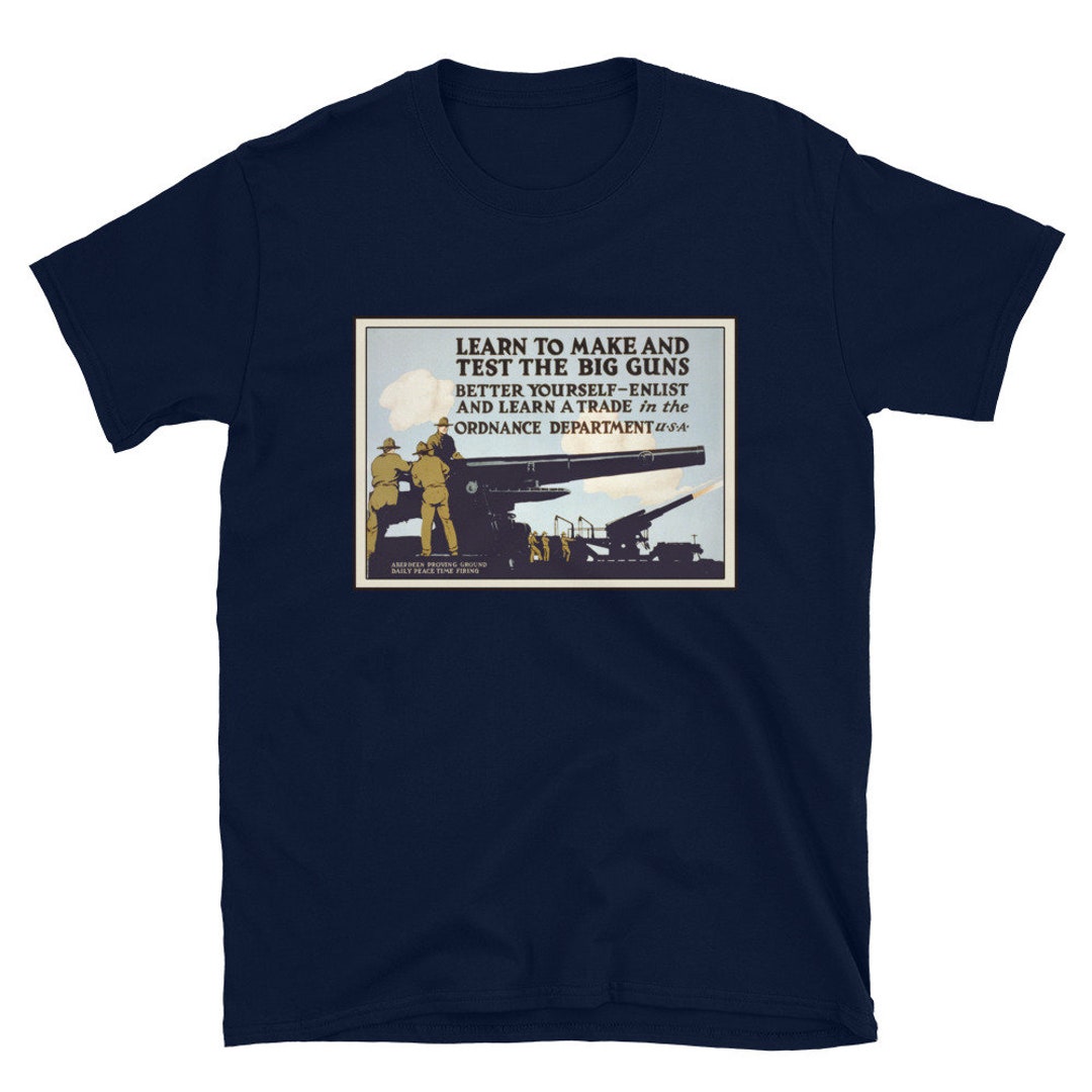WWI "make and Test the BIG Guns" World War One United States Ordnance ...