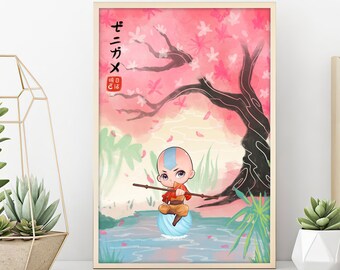 Japanese Aang Art - Etsy