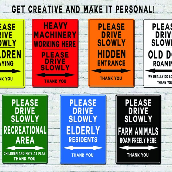 Shop Slow Down Signs - Etsy