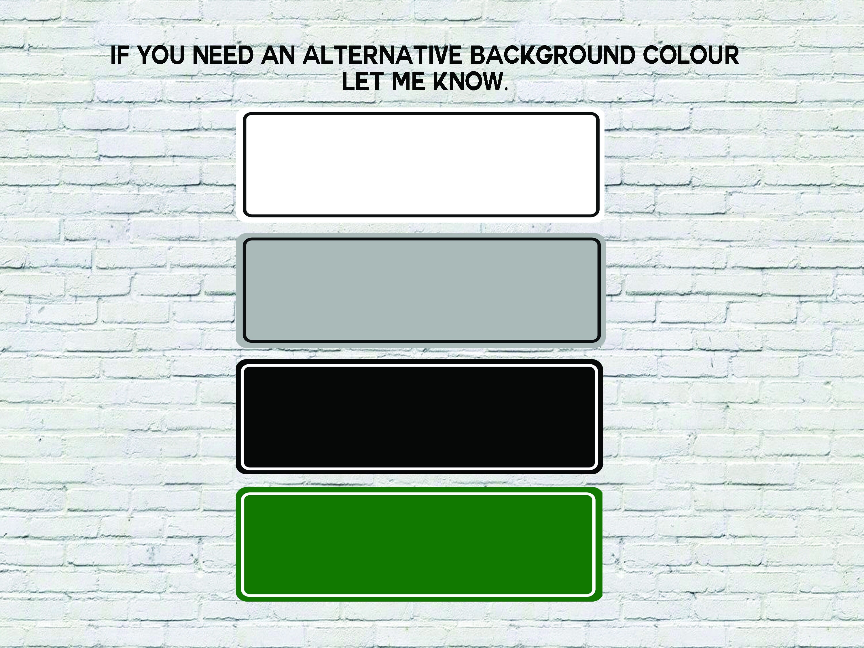 Aluminium House Signs Door Number Plaque Custom Made for - Etsy