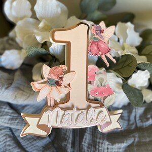 Fairy Cake Topper | Fairy First Birthday Cake Topper| Fairy Birthday ...