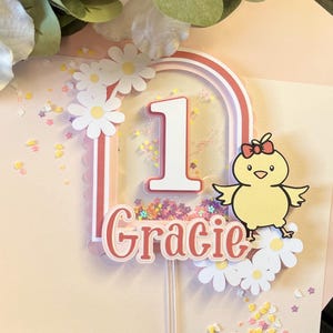 Chick Cake Topper| Our Chick is Cake Topper| Chicken Cake Topper ...