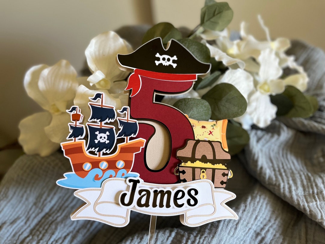 Pirate Cake Topper| Pirates Topper | Pirate Birthday| Cake Topper ...
