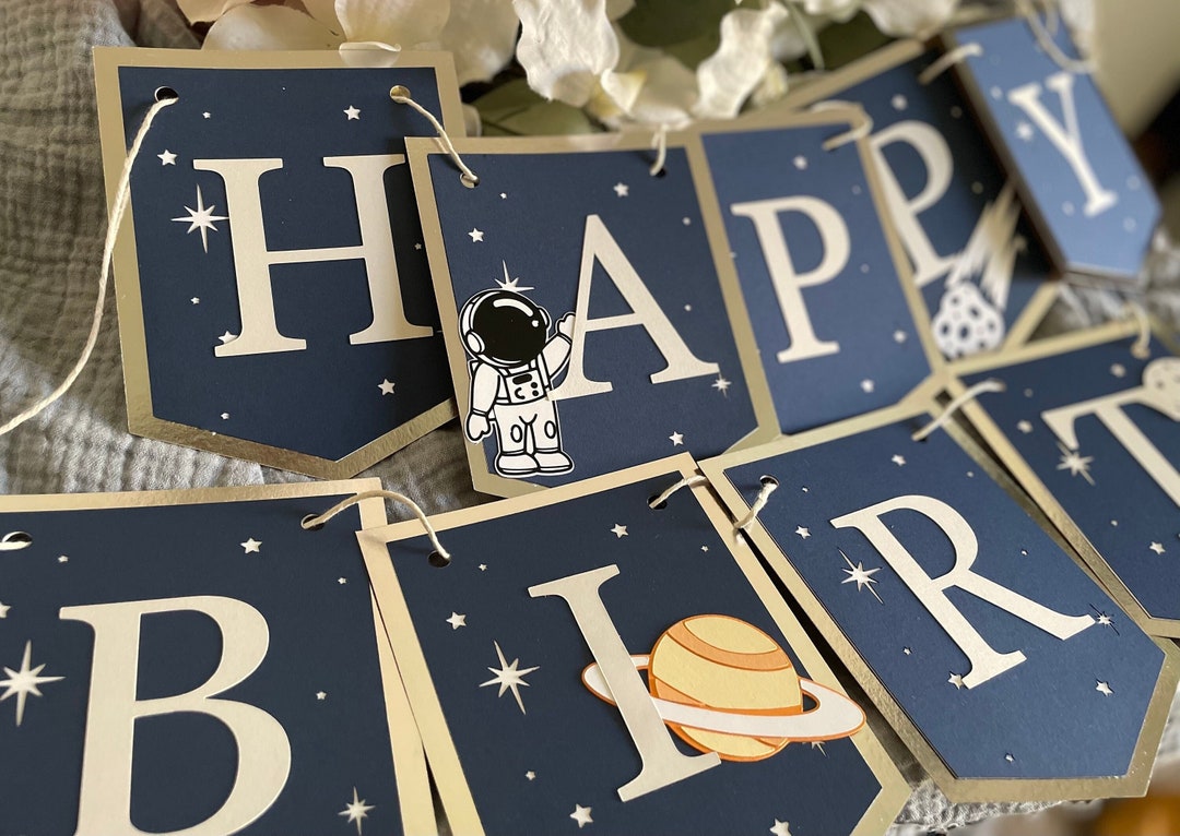 Space Birthday Banner| Space Theme Birthday| Birthday Banner Space ...