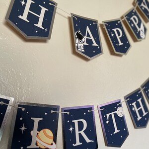 Space Birthday Banner| Space Theme Birthday| Birthday Banner Space ...