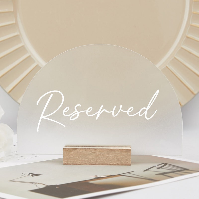 Reserved Table Sign - Etsy