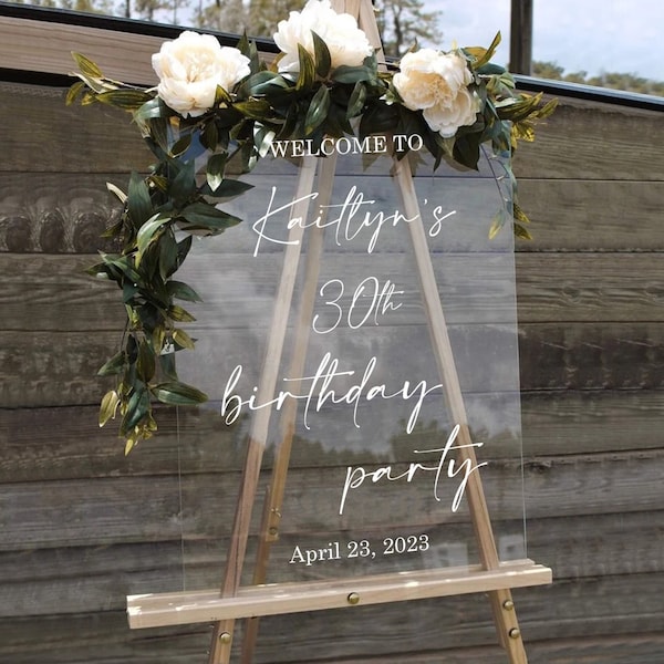 Birthday Party Sign - Etsy