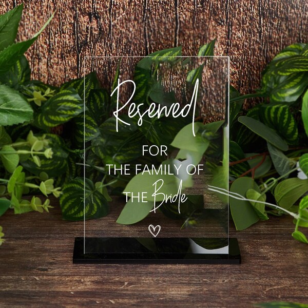 Reserved Table Sign - Etsy