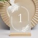 Frosted Acrylic Table Numbers Wedding, Acrylic Wedding Signs, Table ...