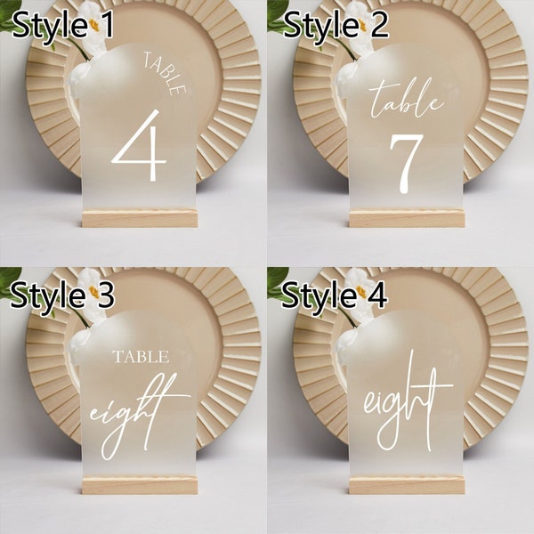 Stone Table Numbers - Etsy Canada