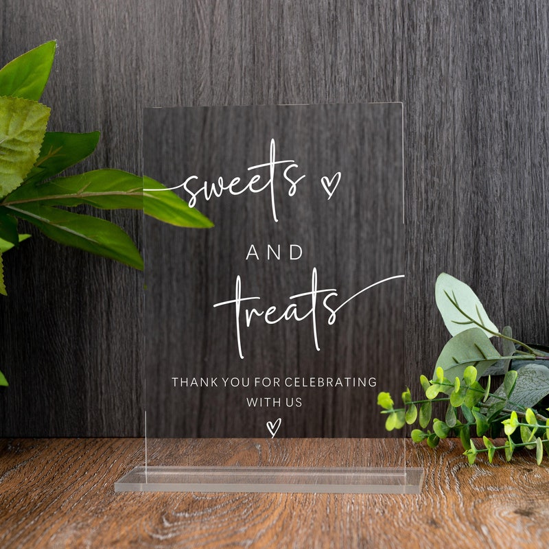 Sweets Table Sign - Etsy
