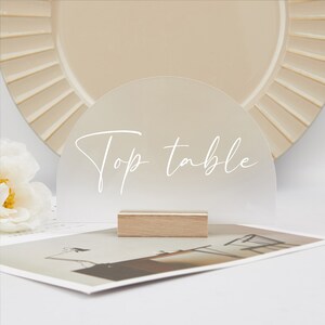 Wedding Top Table Sign, Bridal Table Sign, Arch Table Sign, Wedding ...