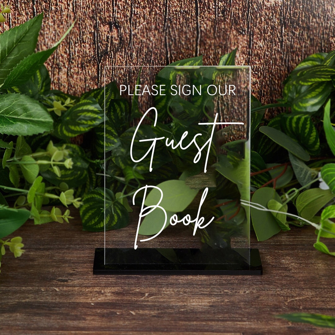 Please Sign Our Guest Book Sign, Wedding Guestbook Sign, Please Sign ...