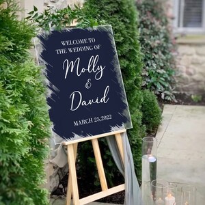 Navy Blue Sign - Etsy