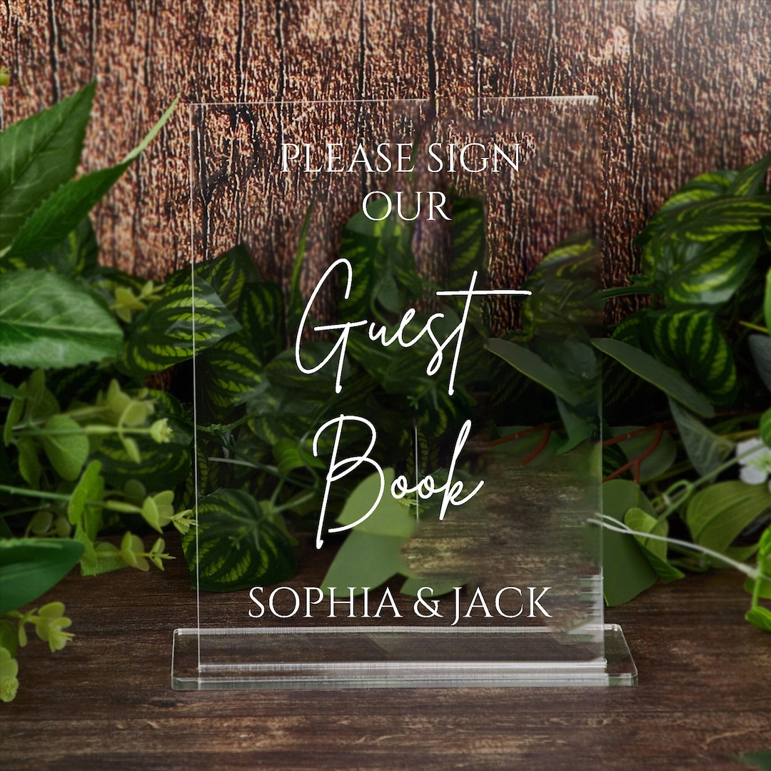 Photo Guest Book Sign, Wedding Photo Guestbook Sign, Personalized ...