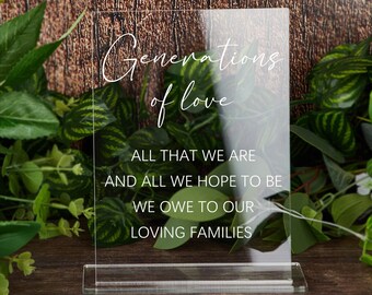 Generations of Love Sign Printable All That We Hope to Be We - Etsy
