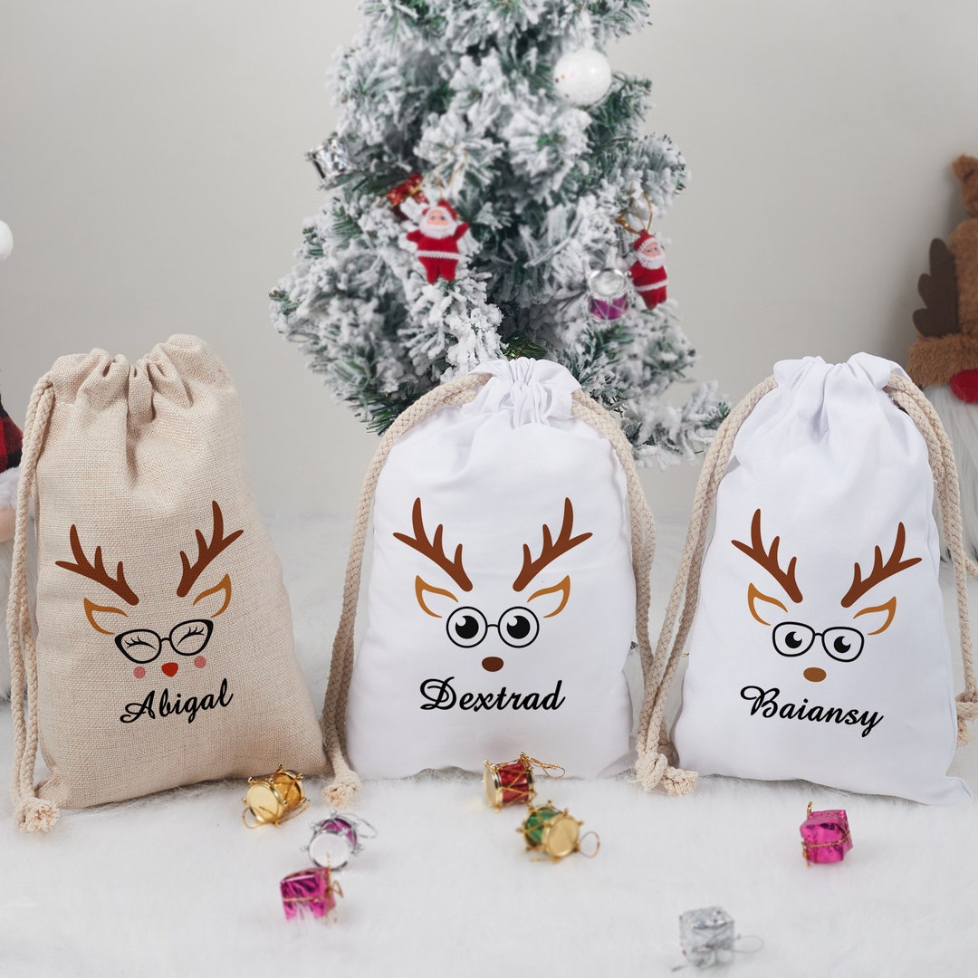 Personalized Christmas Santa Sack, Custom Santa Sack, Christmas Sack ...